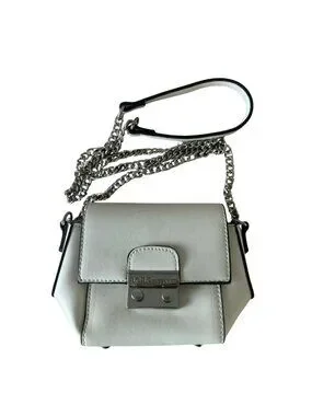 BCBGeneration | Bags | Bcbg Generation Ivory Mini Crossbody Bag Silver ...